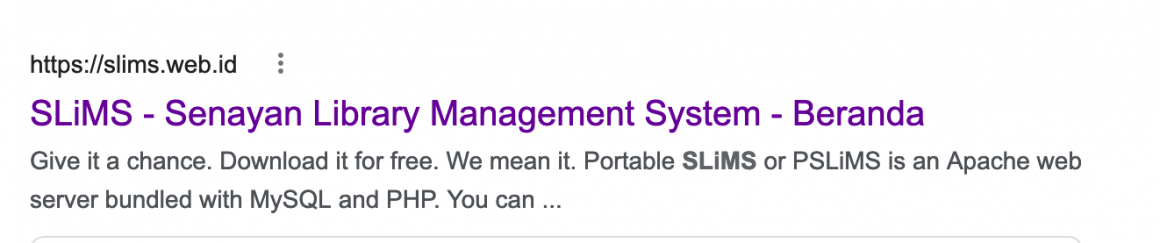 How to install Senayan Slims(library management system) - Lyssa