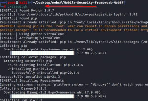 How to install Mobile Security Framework (MobSF) - Lyssa